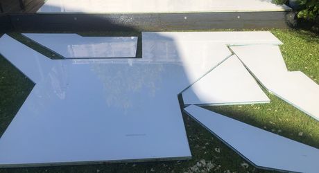 4 boxes Armstrong concealed ceiling tiles 1500x300x17 | Enviromate