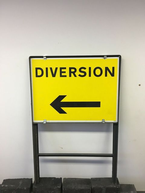 Diversion One Way Road Sign | Enviromate