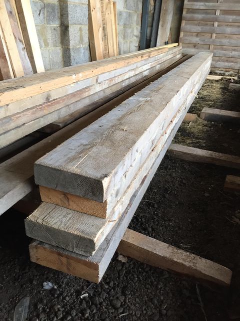 9" x 3" x 16ft length timbers just £20 each 4 lengths available ...