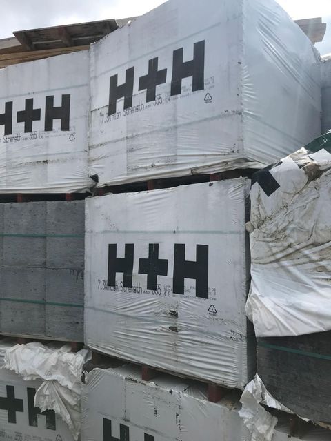 Trench Blocks 63 Pallets Celcon 7.3N High strength | Enviromate